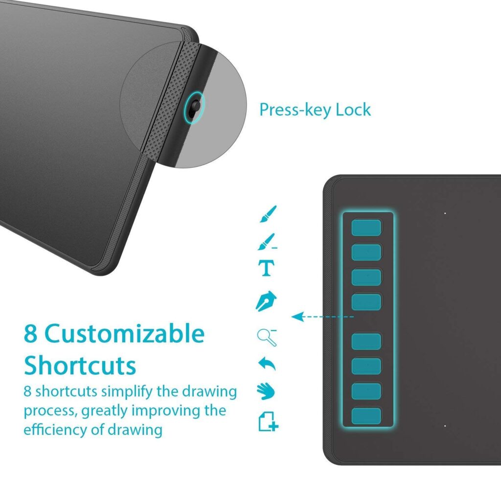 Huion Inspiroy H950P (8.7×5.4 inch) - Huion